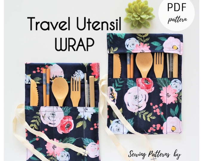 Cutlery Wrap PDF Sewing Pattern - Etsy Canada