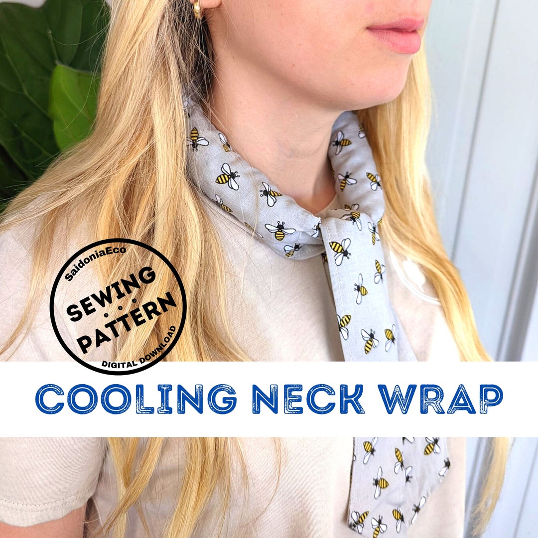 Cooling Neck Wrap Sewing Pattern: DIY Cold Scarf, Dog Bandana (PDF ...