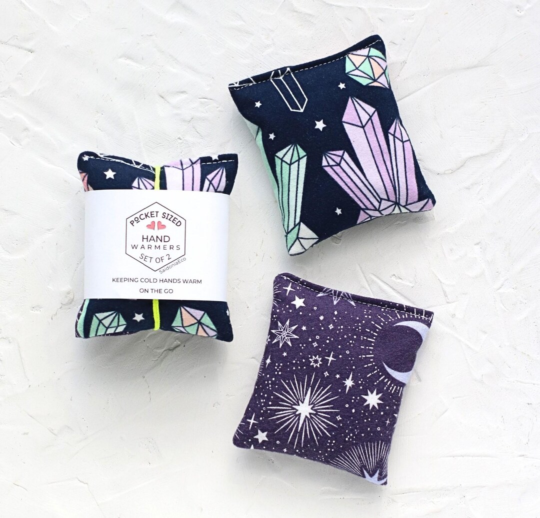 Microwavable Hand Warmers, Reusable Rice Hand Warmer Packs, Christmas ...