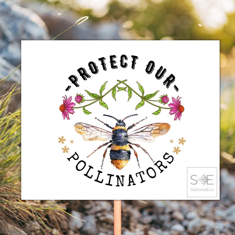 Pollinator Sign - Etsy