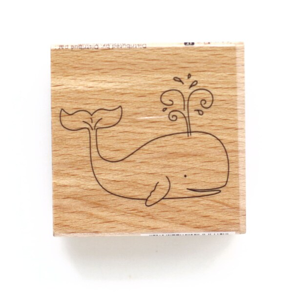 Whale Rubber Stamp - Etsy