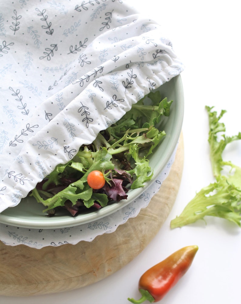 Bowl Cover Sewing PATTERN How to Sew Plate Cover DIY Zero - Etsy UK