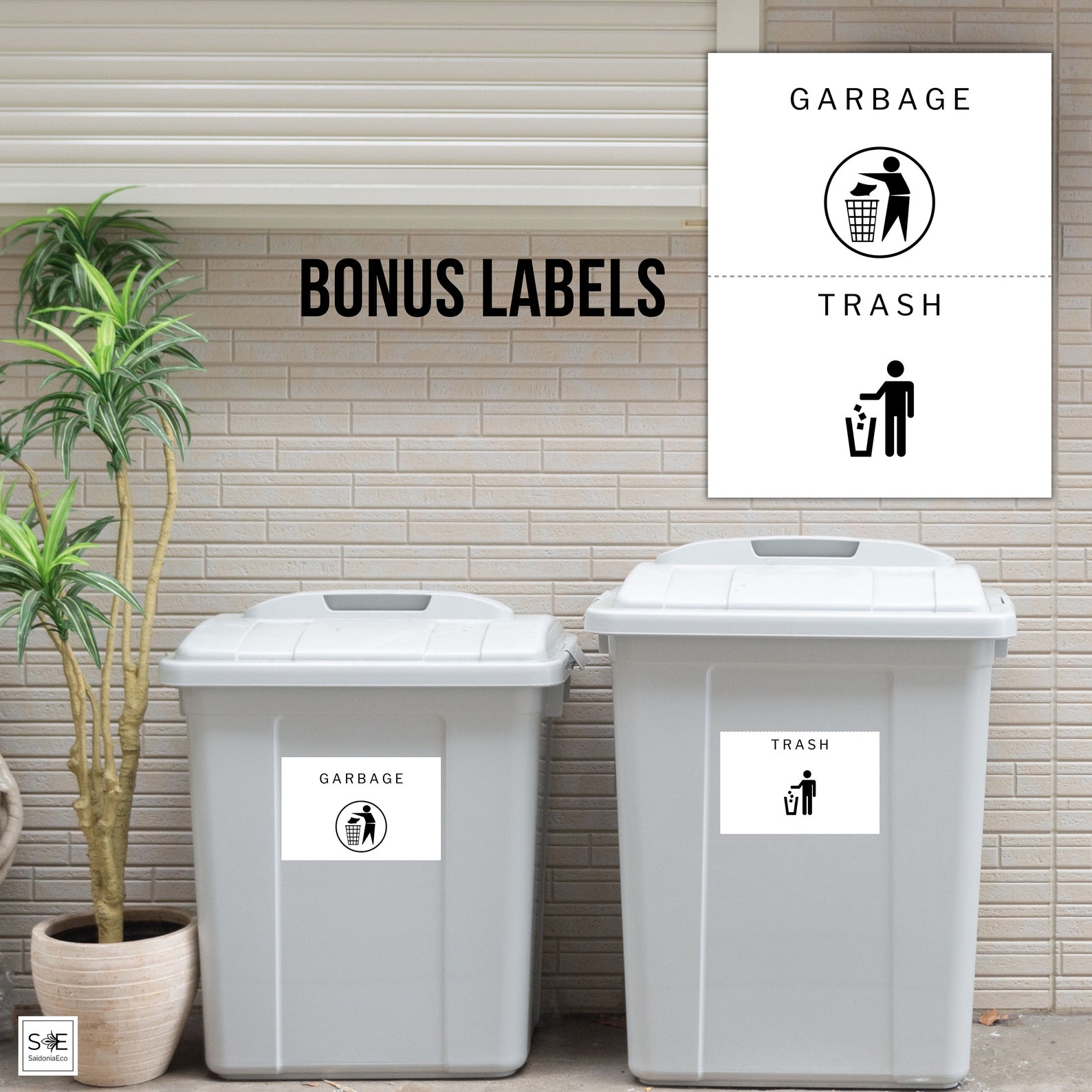 PRINTABLE Compost Label Recycle Download File Print Sign - Etsy