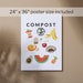PRINTABLE | Compost Label, Recycle Download File Print Sign 8.5" X 11 ...