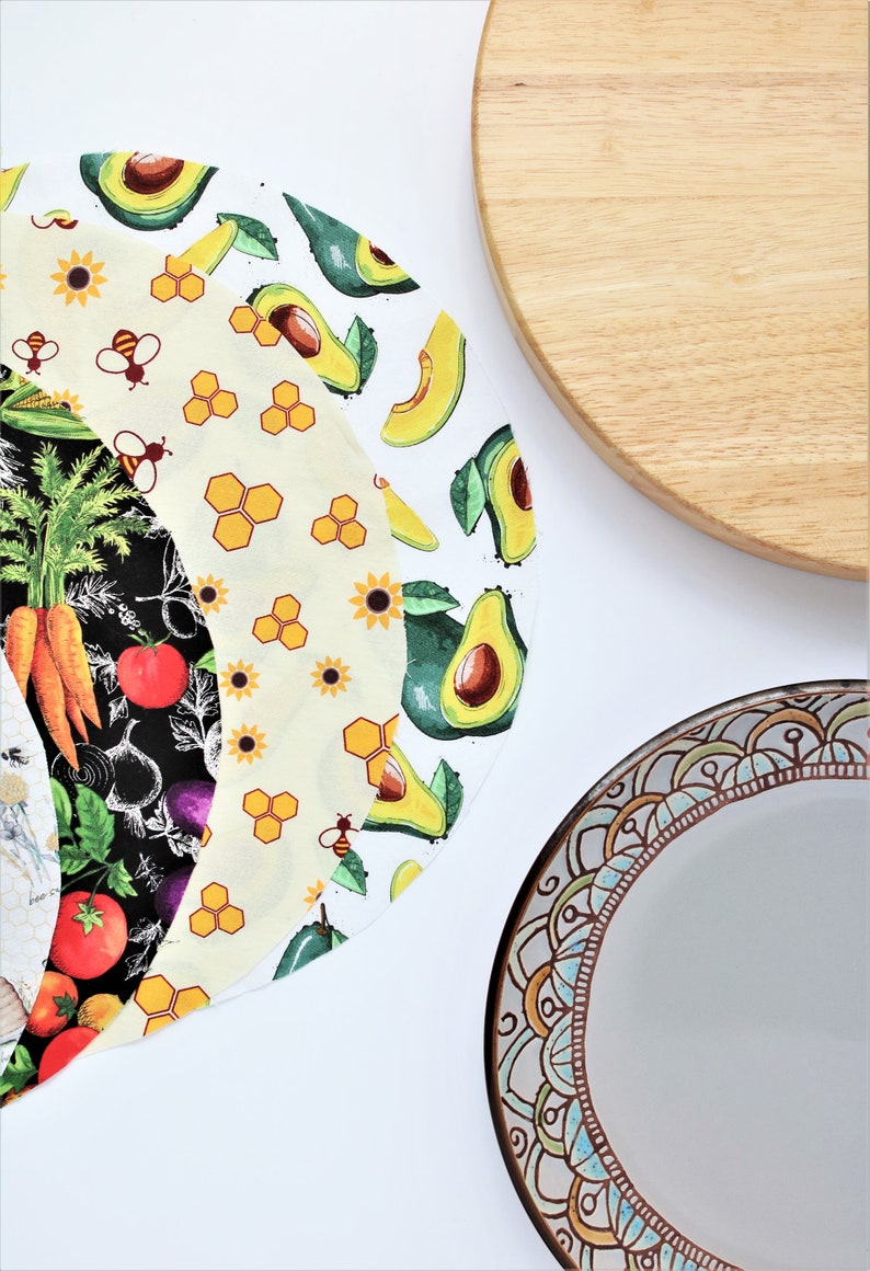 Bowl Cover Sewing PATTERN How to Sew Plate Cover DIY Zero - Etsy UK