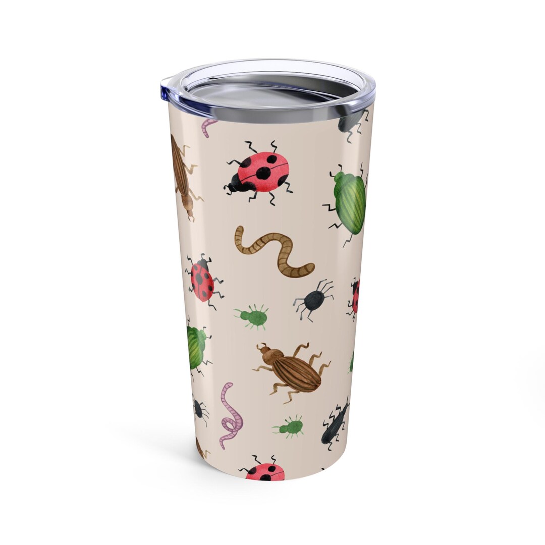 Fun Halloween Insect Tumbler 20oz, Nature Lover Drinkware, Eco-friendly ...