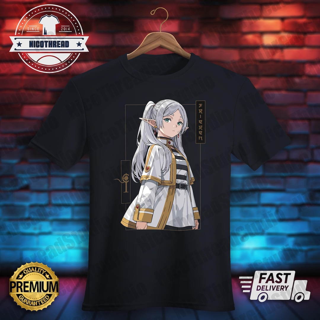 Frieren Anime Tshirt for Anime Nerd, Sousou No Frieren Gifts Tee ...