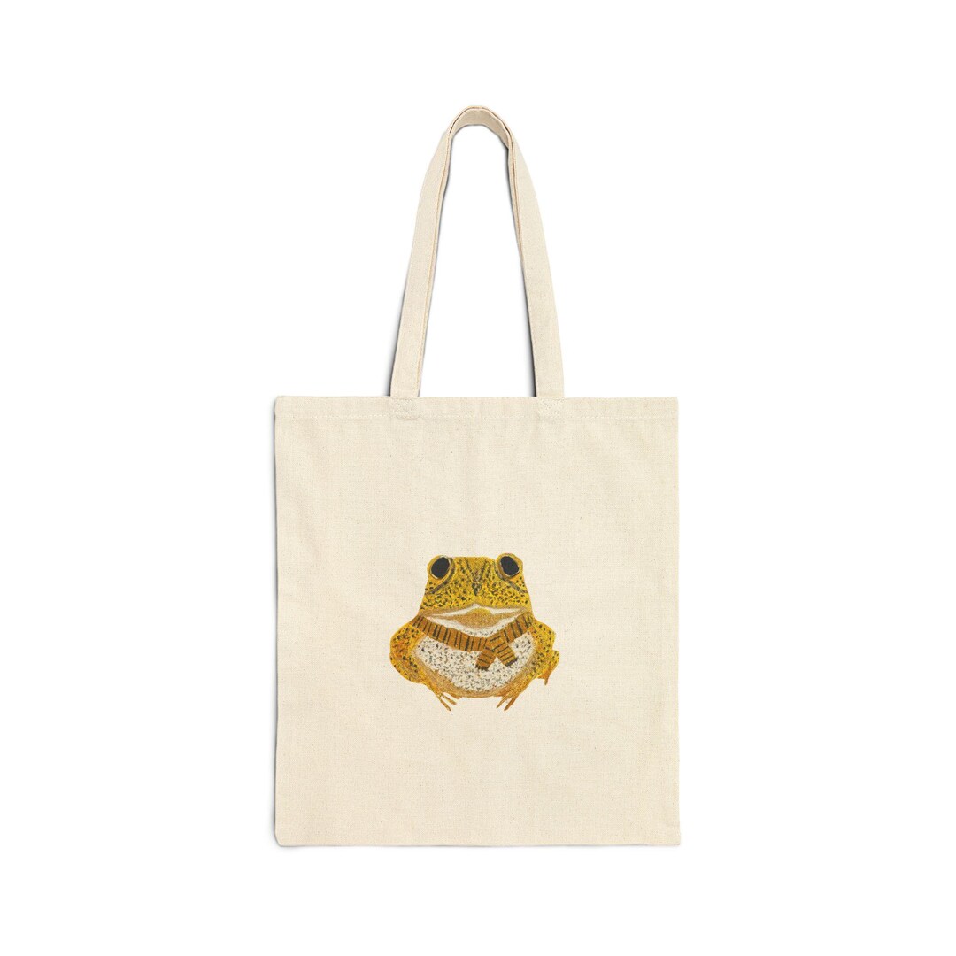 House of Loyalty Toad Cotton Canvas Tote Bag - Etsy