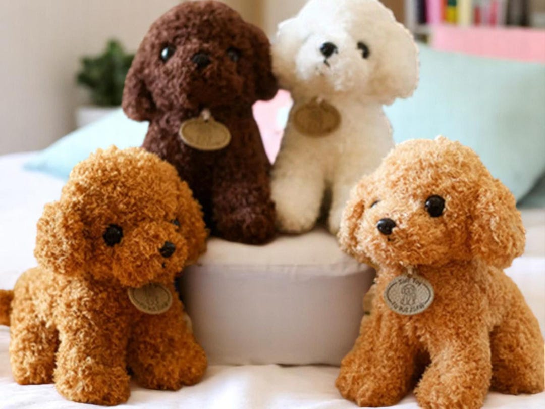 20cm Teddy Dog Plush | Soft Curly Dog Doll With Tag | Cute Unisex Gift ...