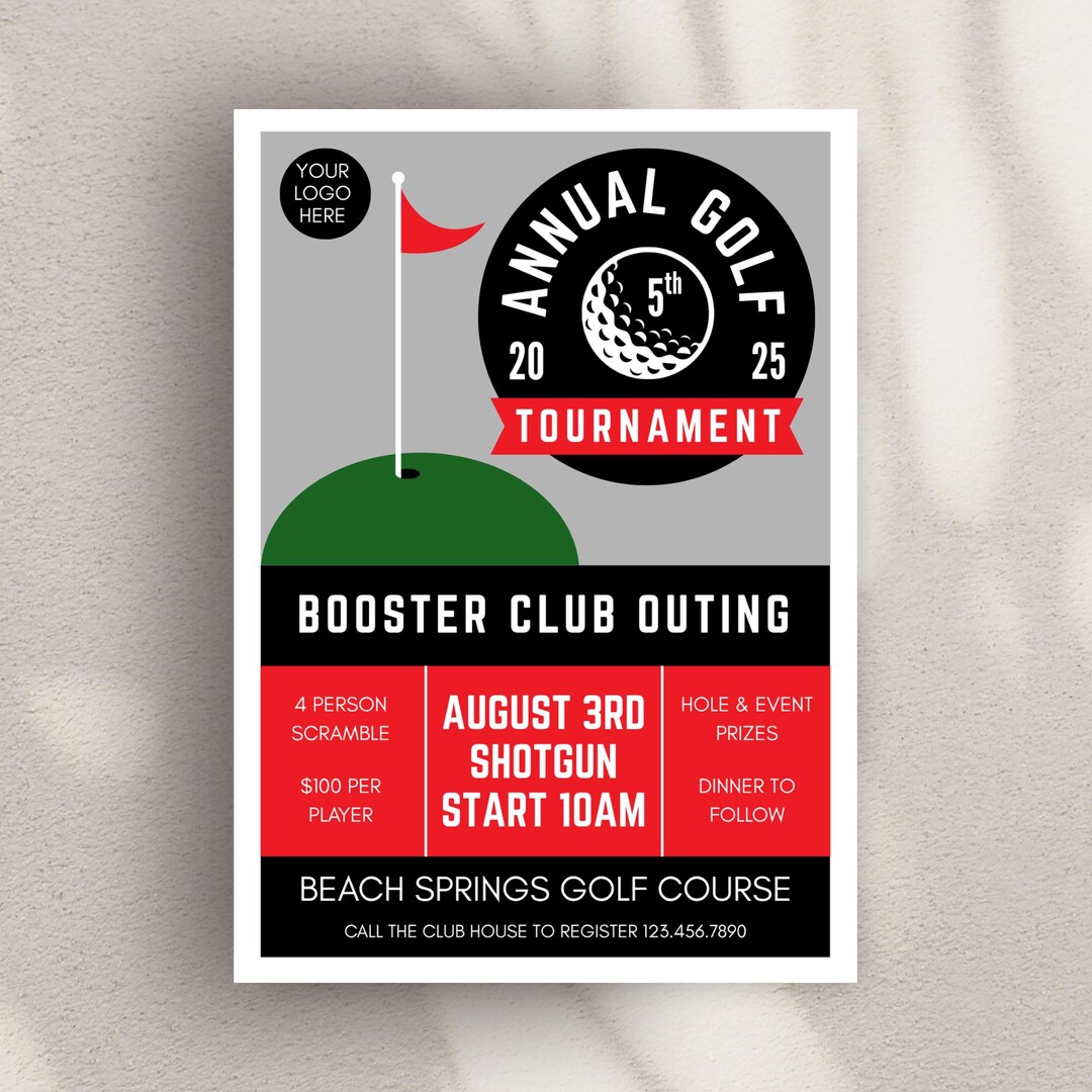 Golf Outing Invite, Golf Event Invite, Golf Outing Flyer, Memorial Golf ...