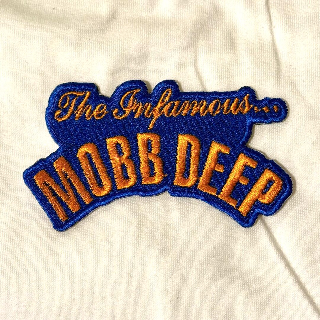 Mobb Hip Hop Patch - Blue and Orange - Embroidered - the Infamous ...