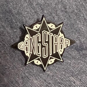 Gang Starr Pin - Logo - Guru DJ Premier - Mass Appeal - Boom Bap - Hip ...