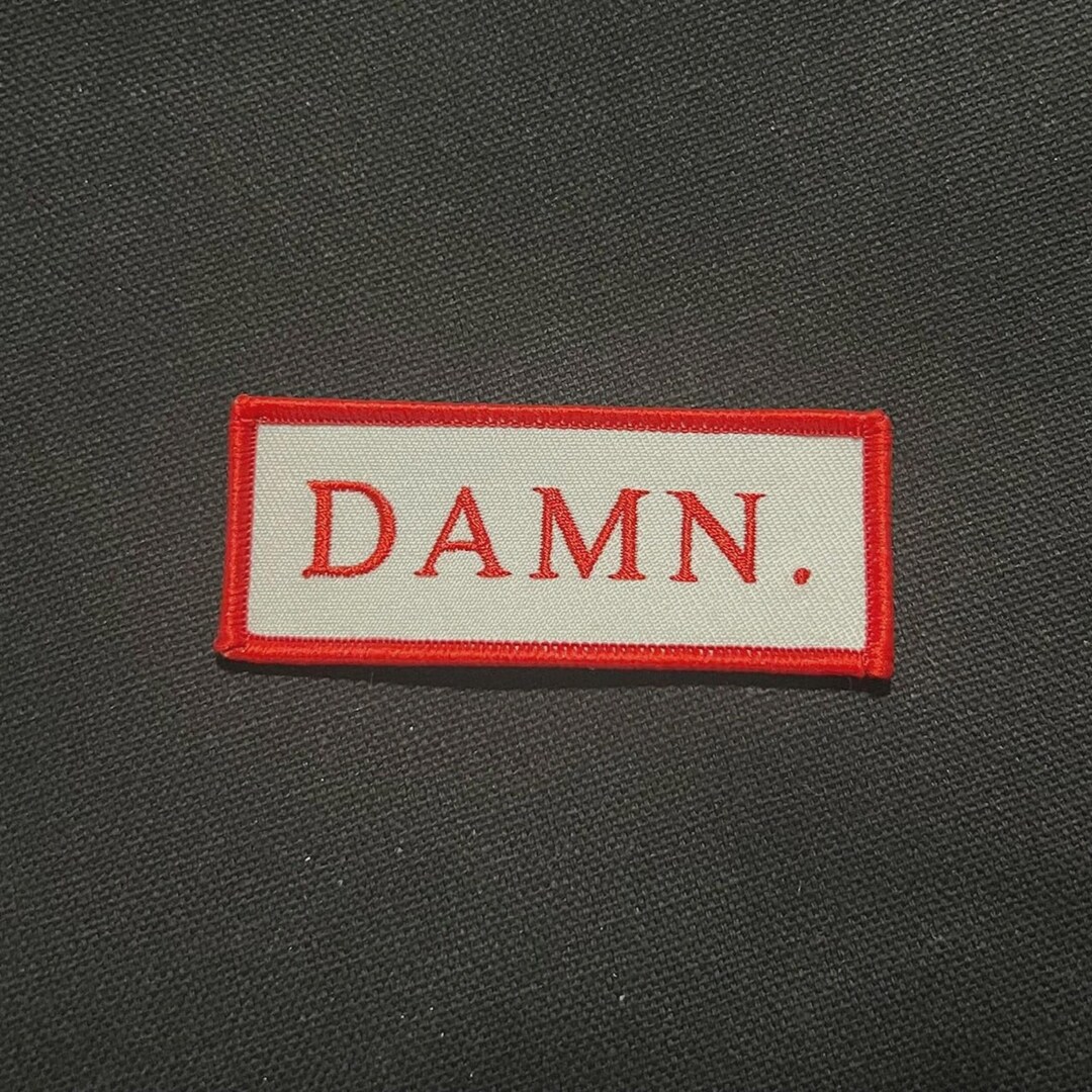 Damn. Patch - Kendrick Lamar - K.dot - Big 3 - Enamel Lapel - Hip Hop ...