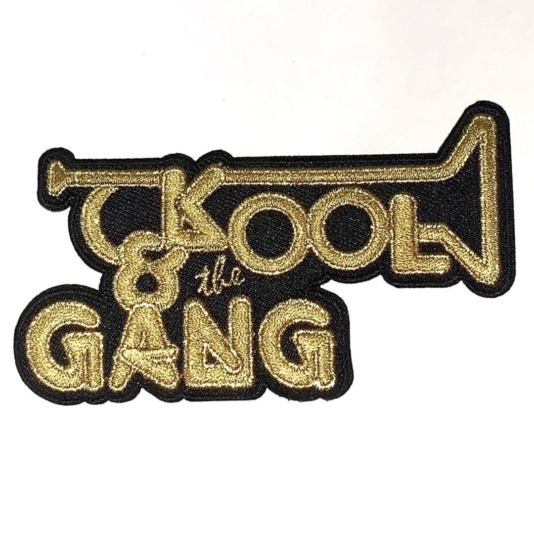 Kool & the Gang Patch - Black and Gold - 70s 80s, Funk, Disco, Soul ...