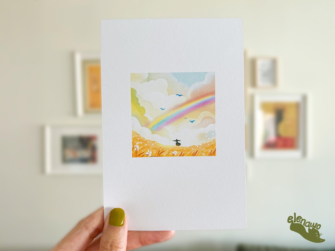 Wicked Mini Print 4x6 | the Wizard and I Art | Wicked Musical Broadway ...