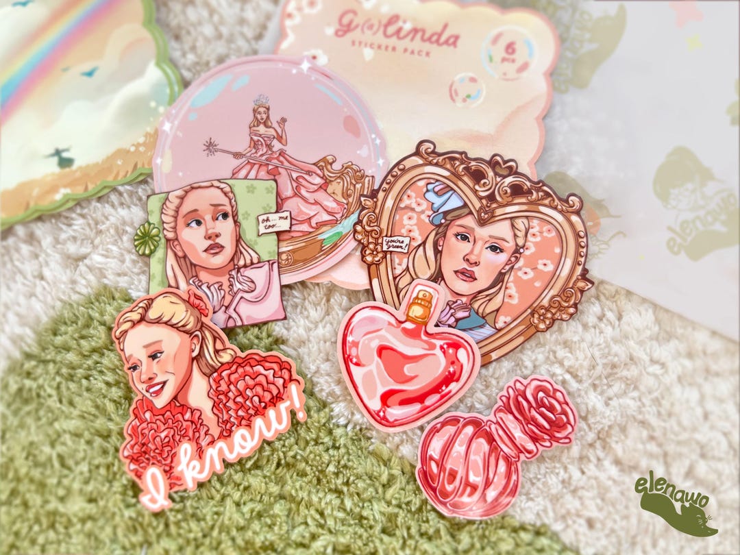 Glinda Sticker Pack | Wicked Musical Stickers | Water Resistant ...