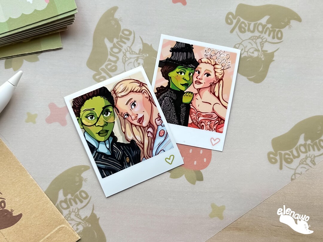 Polaroid Sticker Pack | Wicked Musical Stickers | Water Resistant ...