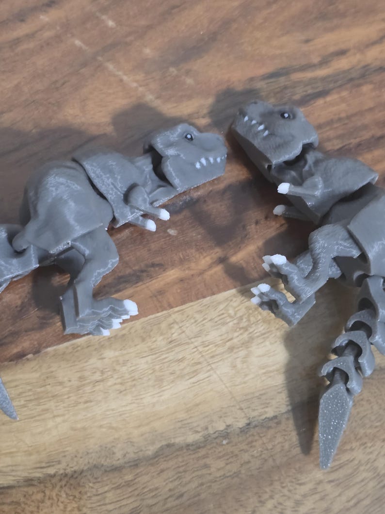 3D Printed T-rex, Articulated T-rex - Etsy