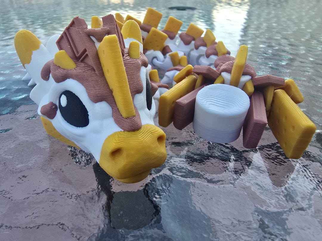Smores Dragon, 3d Printed Camping Dragon - Etsy