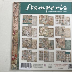 Stamperia Imagine Scrapbook Paper, 12x12, 10 Sheets - Etsy