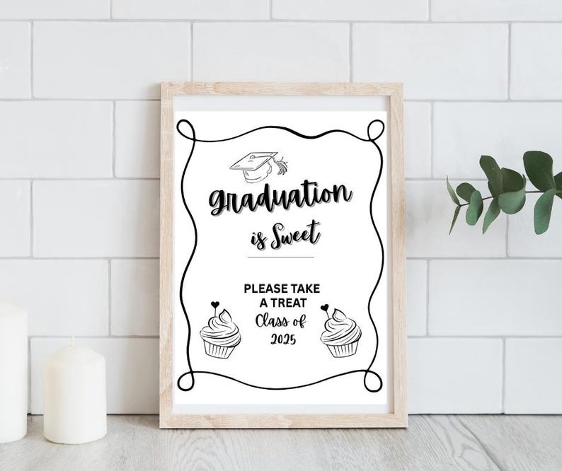 Graduation Dessert Table Sign - Etsy