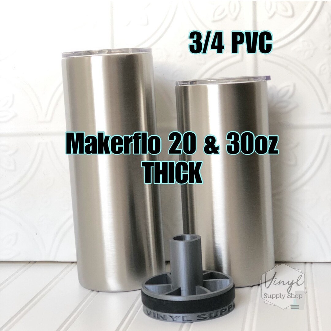 Makerflo 20oz 30oz THICK Fatty 3D Printed Cup Turner Insert Hub 3/4 PVC ...