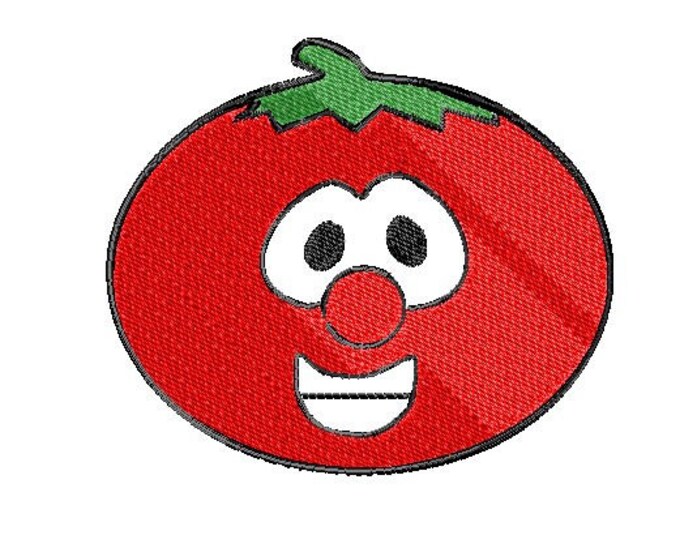 Bob Tomato Veggietales Machine Embroidery Digital Pattern Design - Etsy