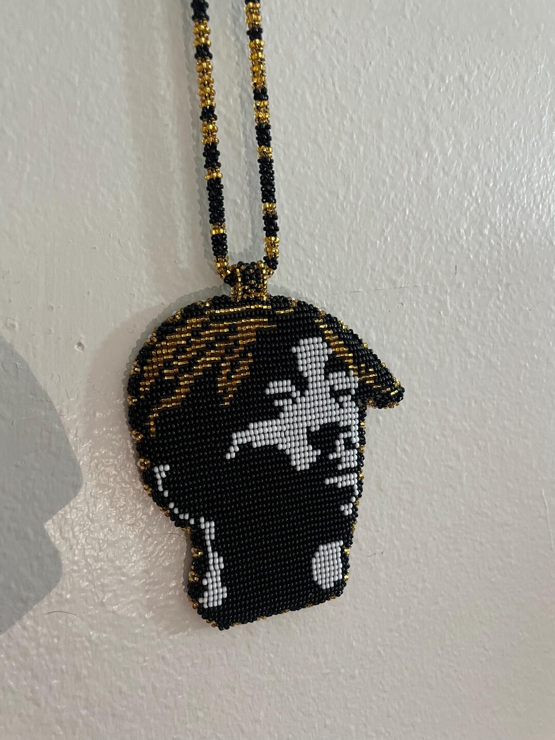 Tupac Beadwork Pendant - Etsy
