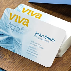Matte Coated Business Cards, Calling Cards Plus Upgrades - Etsy