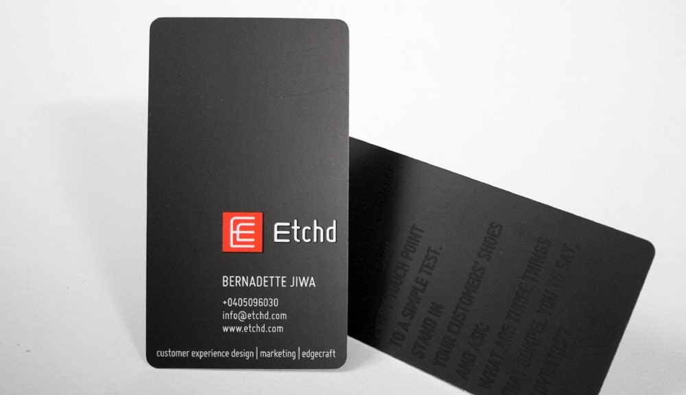 Matte Coated Business Cards Calling Cards Plus Upgrades - Etsy