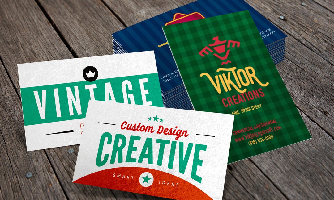 UV Gloss Coated Business Cards, Calling Cards Plus Upgrade Options - Etsy