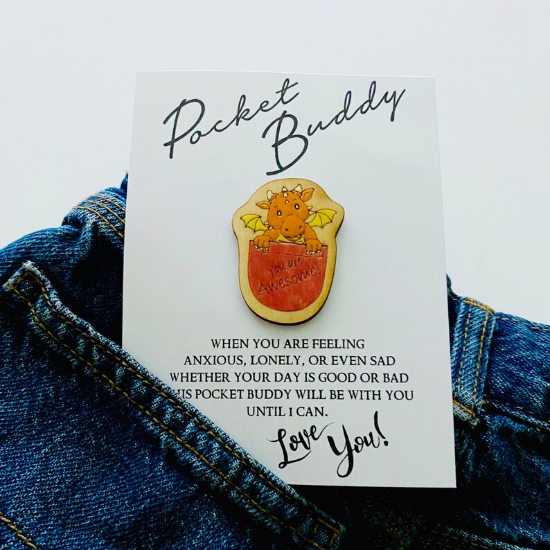 Pocket Buddy, Dragon Pocket Hugs, Comfort Token - Etsy
