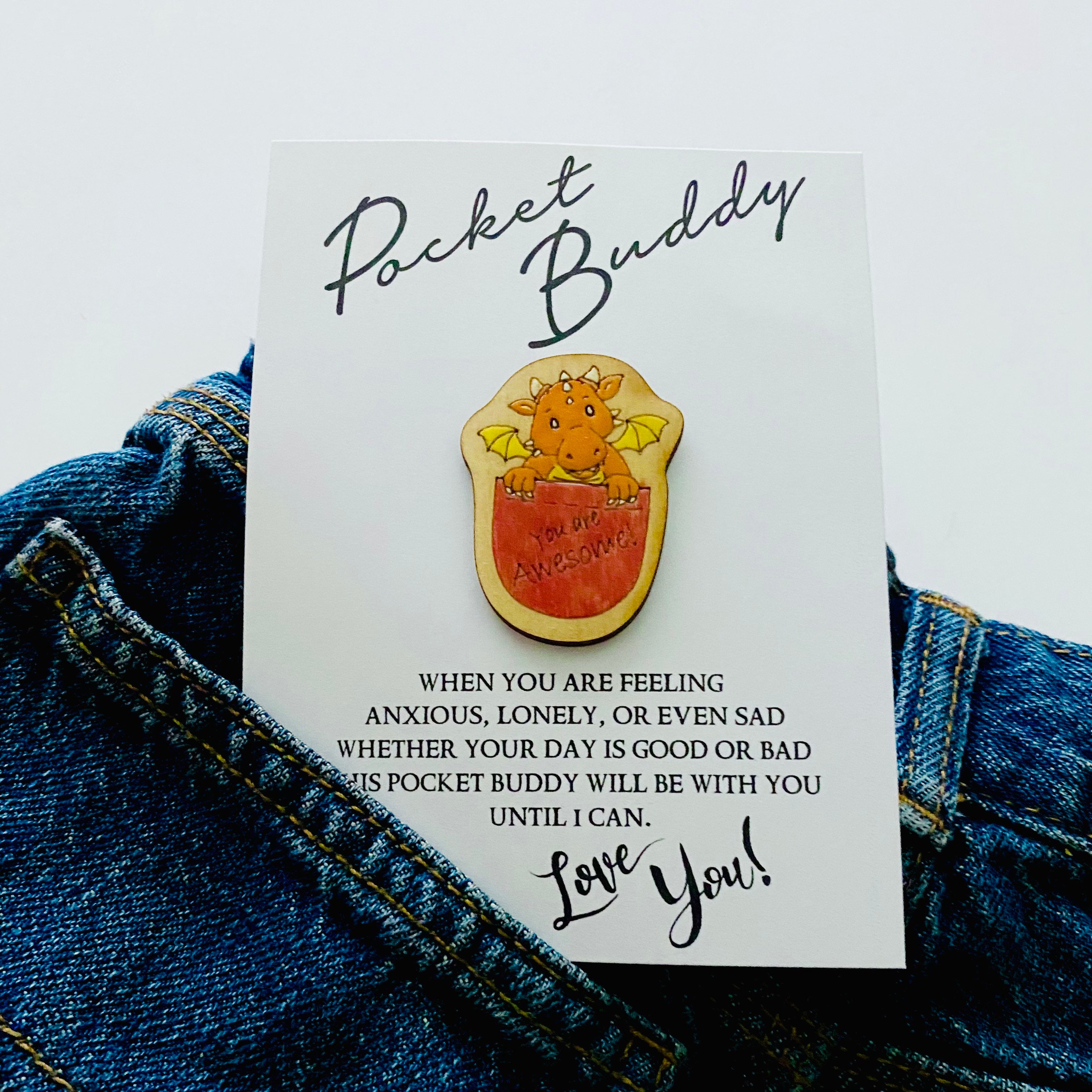 Pocket Buddy, Dragon Pocket Hugs, Comfort Token - Etsy