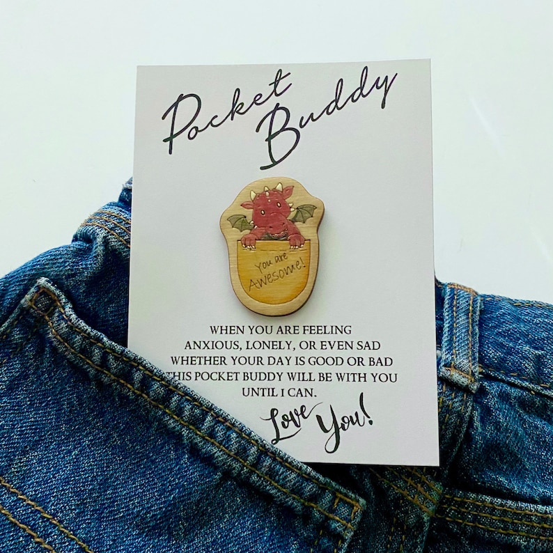 Pocket Buddy, Dragon Pocket Hugs, Comfort Token - Etsy
