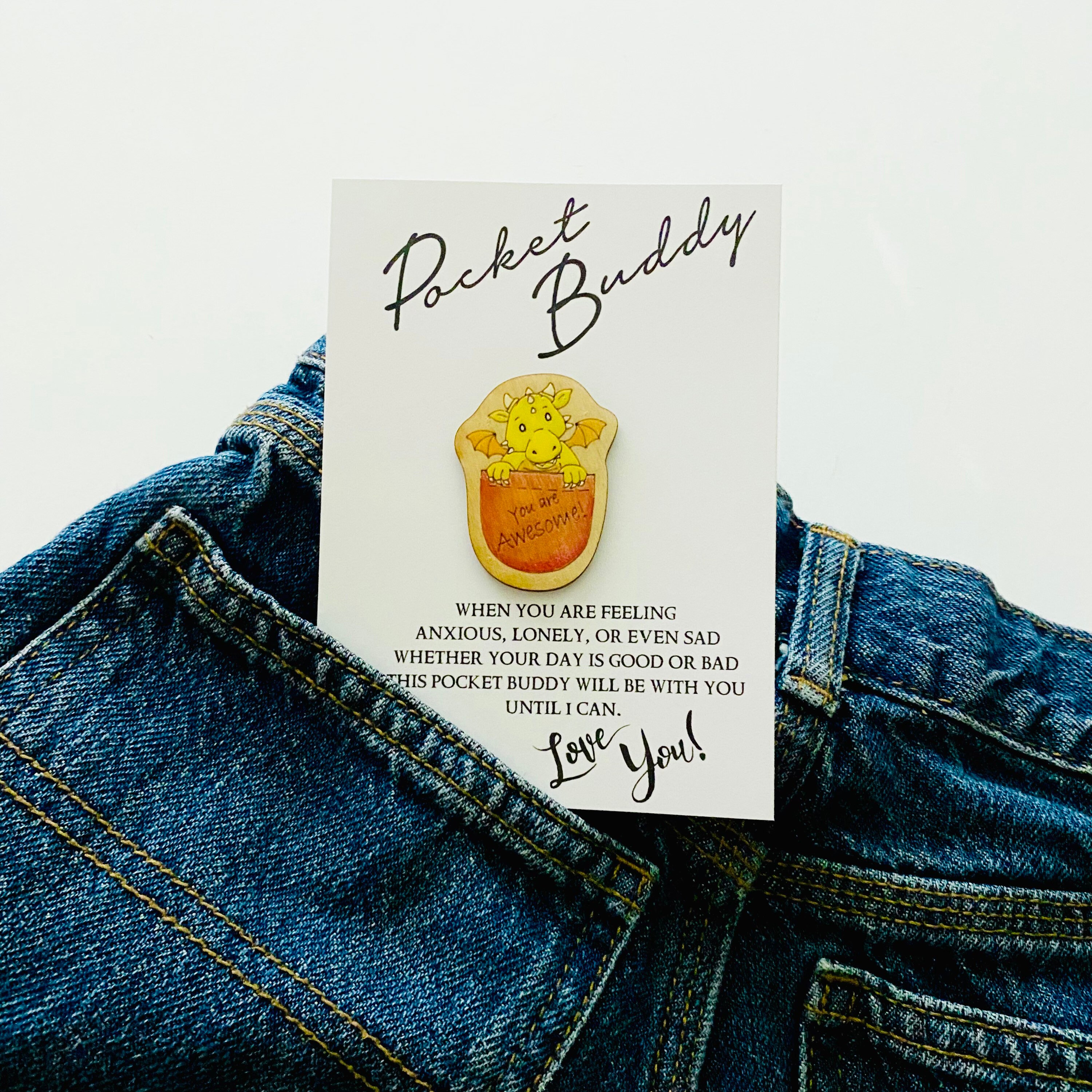 Pocket Buddy, Dragon Pocket Hugs, Comfort Token - Etsy