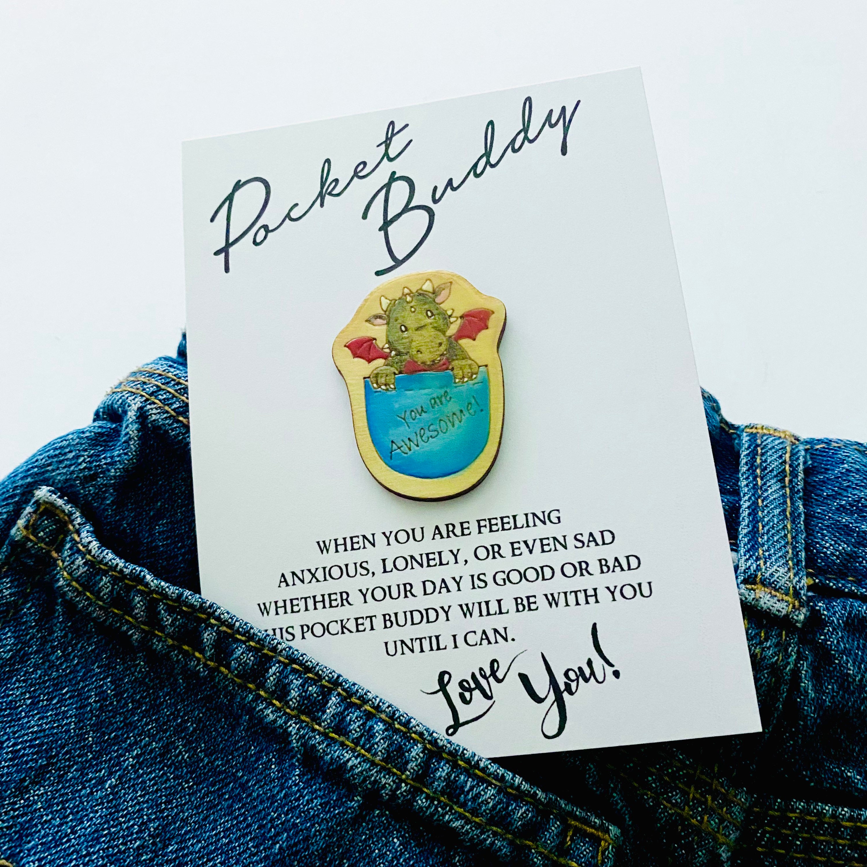 Pocket Buddy, Dragon Pocket Hugs, Comfort Token - Etsy