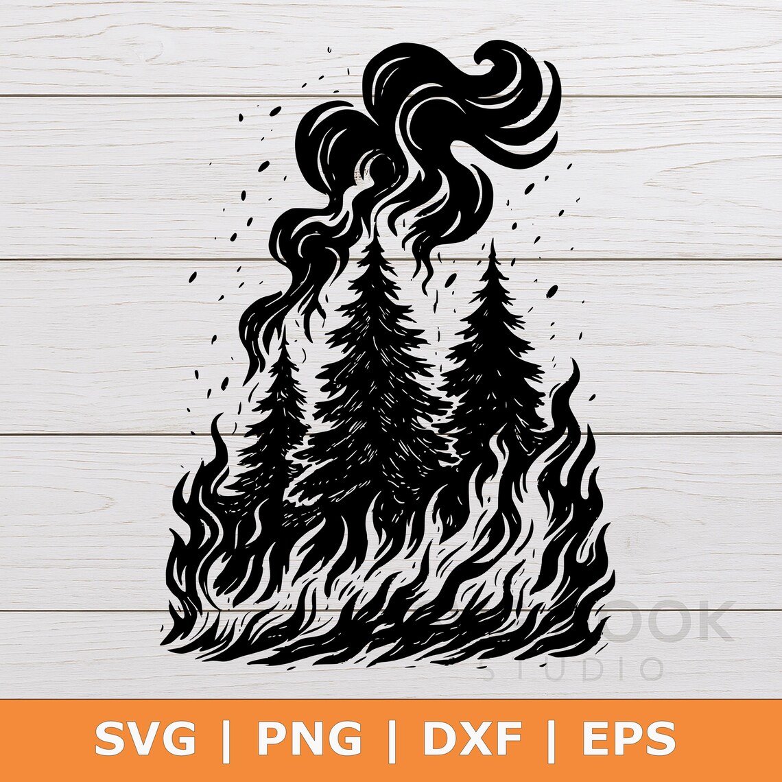 Wildfire Svg Cut File, Cricut Svg for Shirts and Tumblers, Fiery Design ...