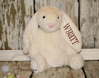 Cream Bunny Plush - Etsy
