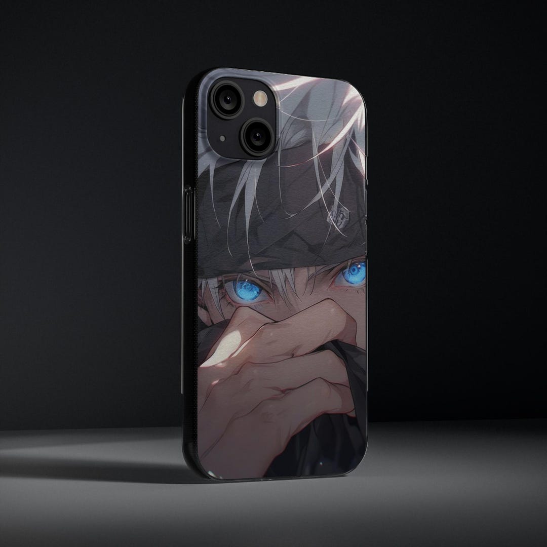 Satoru Gojo With Jujutsu Kaisen Phone Case, Gojo Case, Anime Phone Case ...