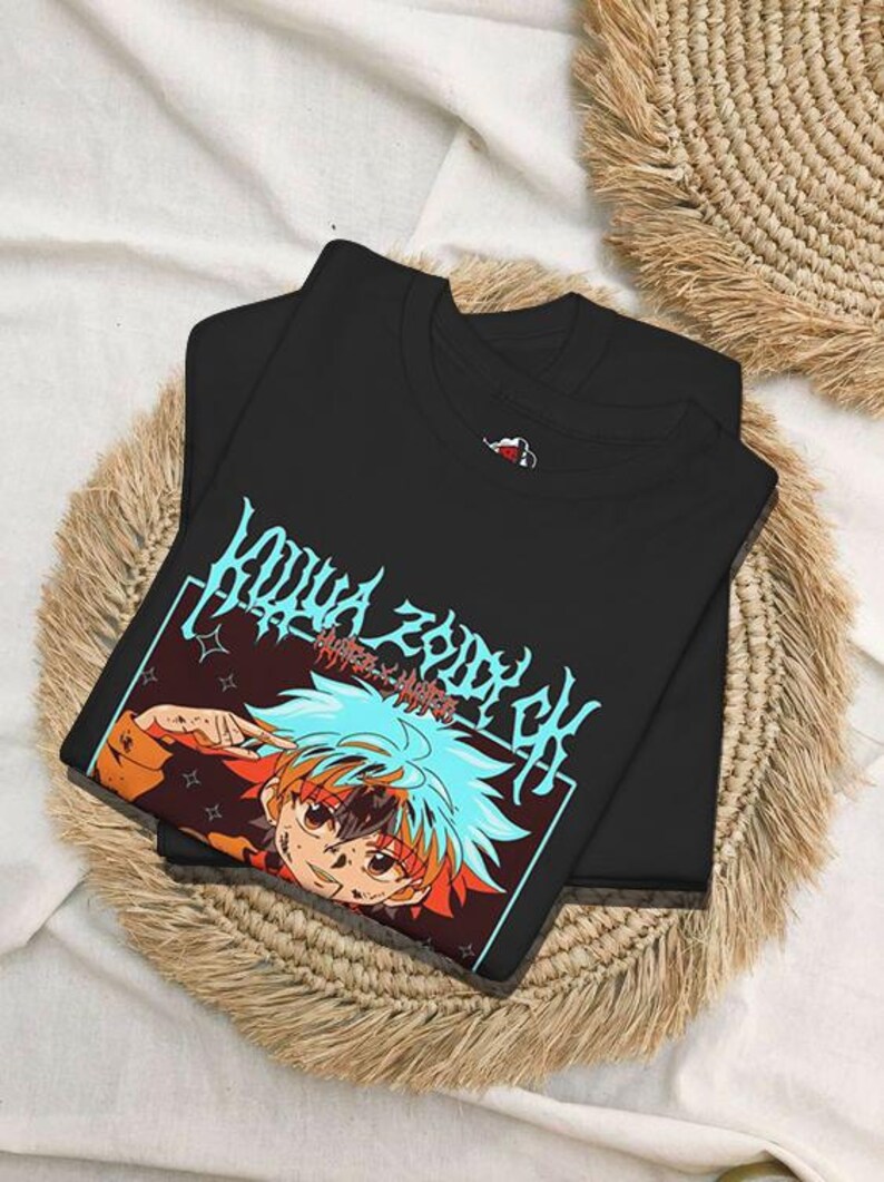 Killua Shirt With Hunter - Etsy