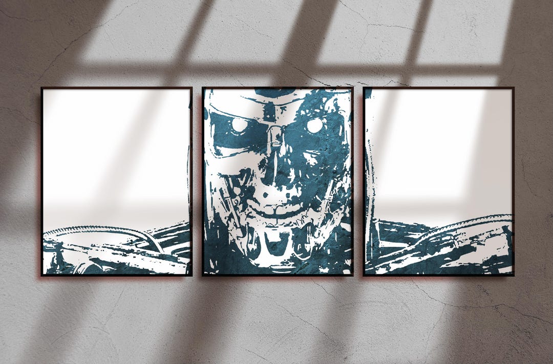 Premium Terminator T-800 Triple Artwork - Etsy