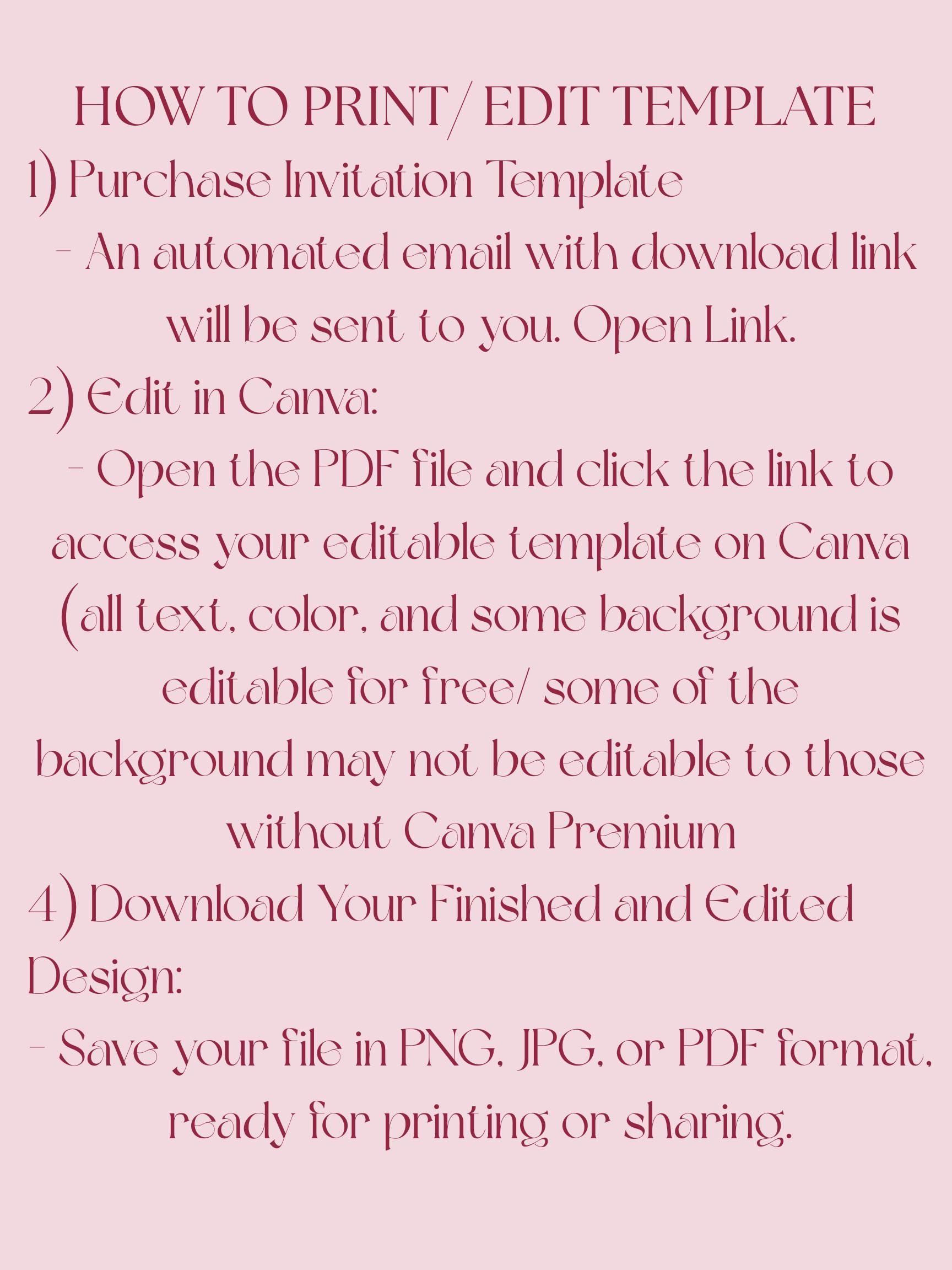 Dancing Queen Birthday Invitation Template - Etsy