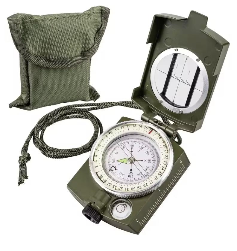 Tactical Metal Compass – Waterproof Survival Gear, High Precision for ...