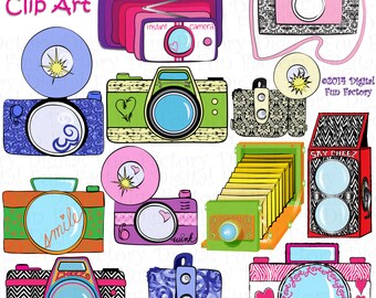 Cute Camera Clipart | Etsy