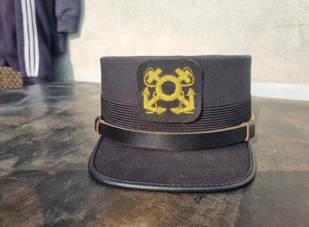 Captain Skipper Yacht Cap: Vintage Nautical Marine Officer Hat - Etsy