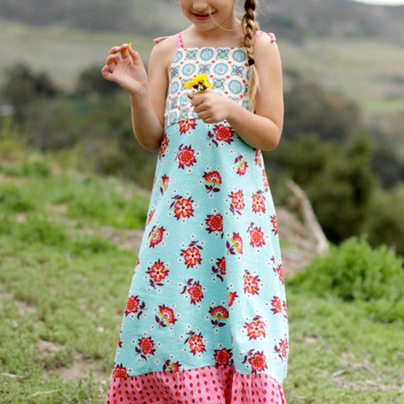 Girls Maxi Dress - Etsy