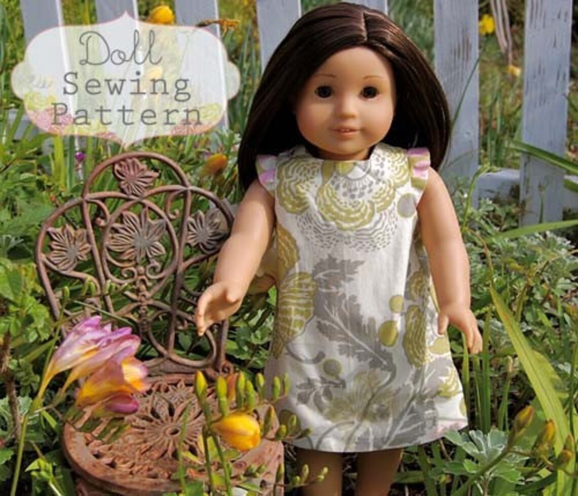 INSTANT DOWNLOAD- Elsie Doll Dress PDF Sewing Pattern and Tutorial - Etsy