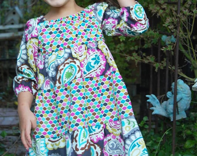 INSTANT DOWNLOAD Estelle Dress (sizes 12/18 Months to 10) PDF Pattern ...