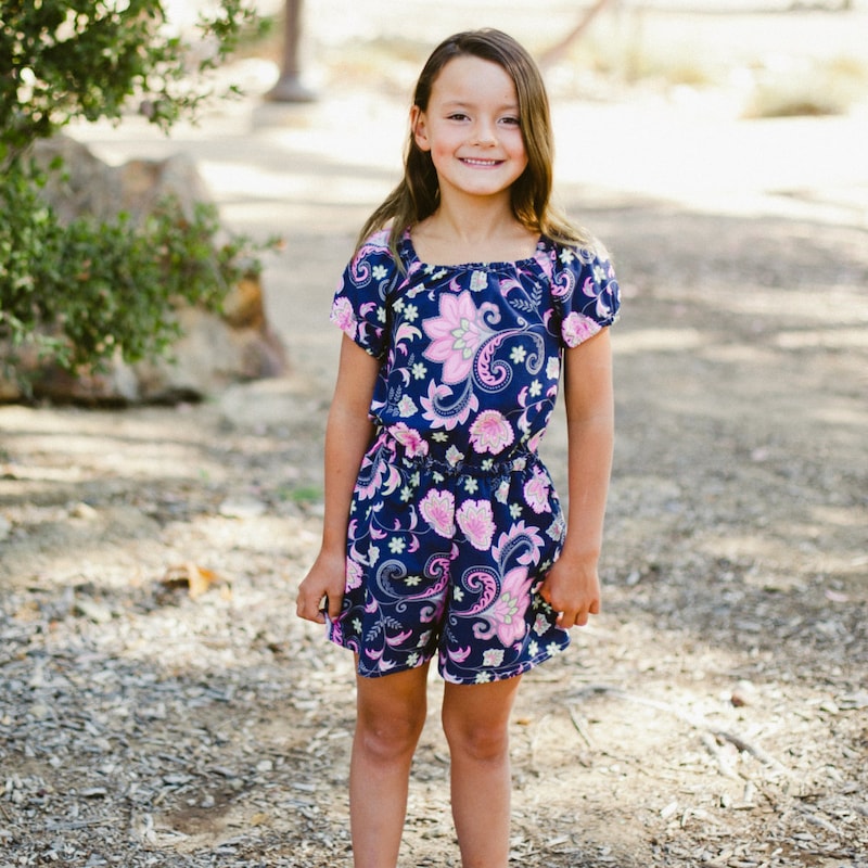 Girls Romper Pattern - Etsy