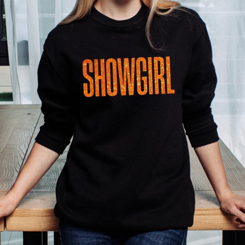 Showgirl PNG, Showgirl Png Eps Dxf Svg, Orange Show Girl Shirt for ...